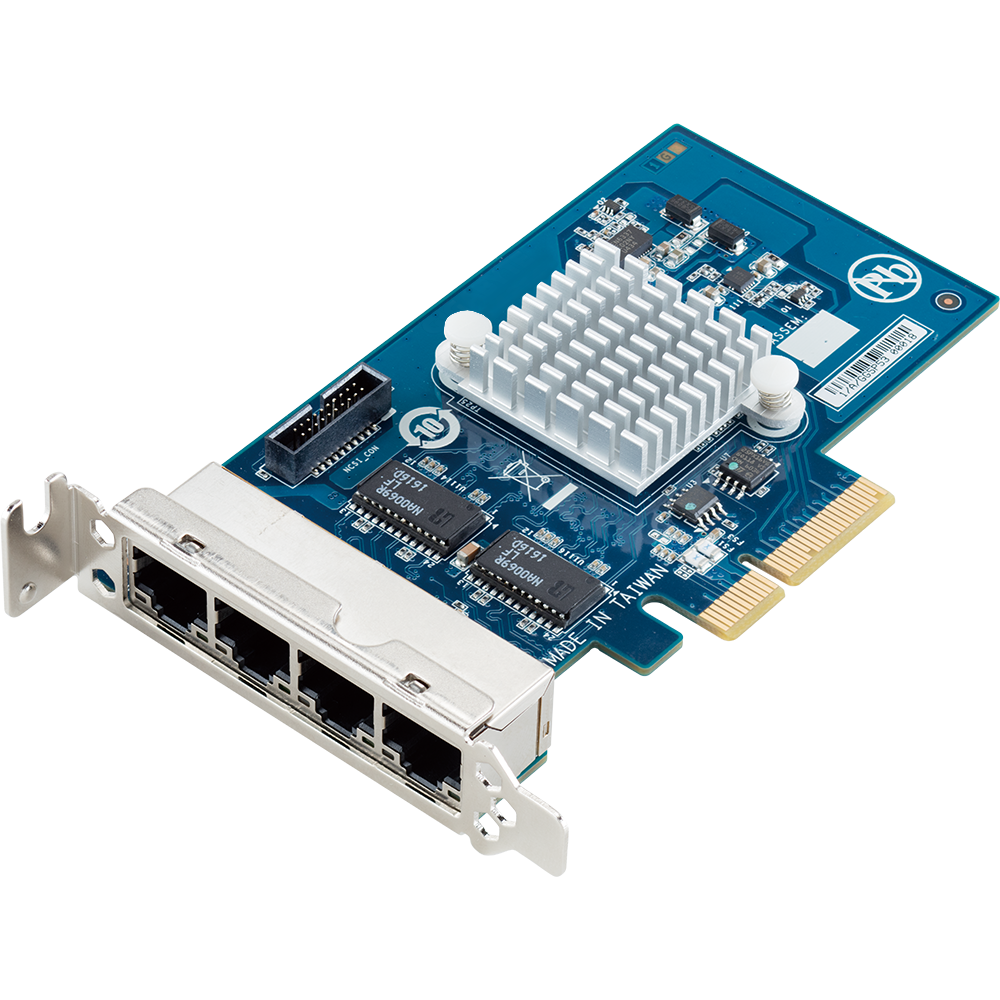 MT202 | Intel® I350-AM4 1Gb/s 4-port Network module | PERFECTRON